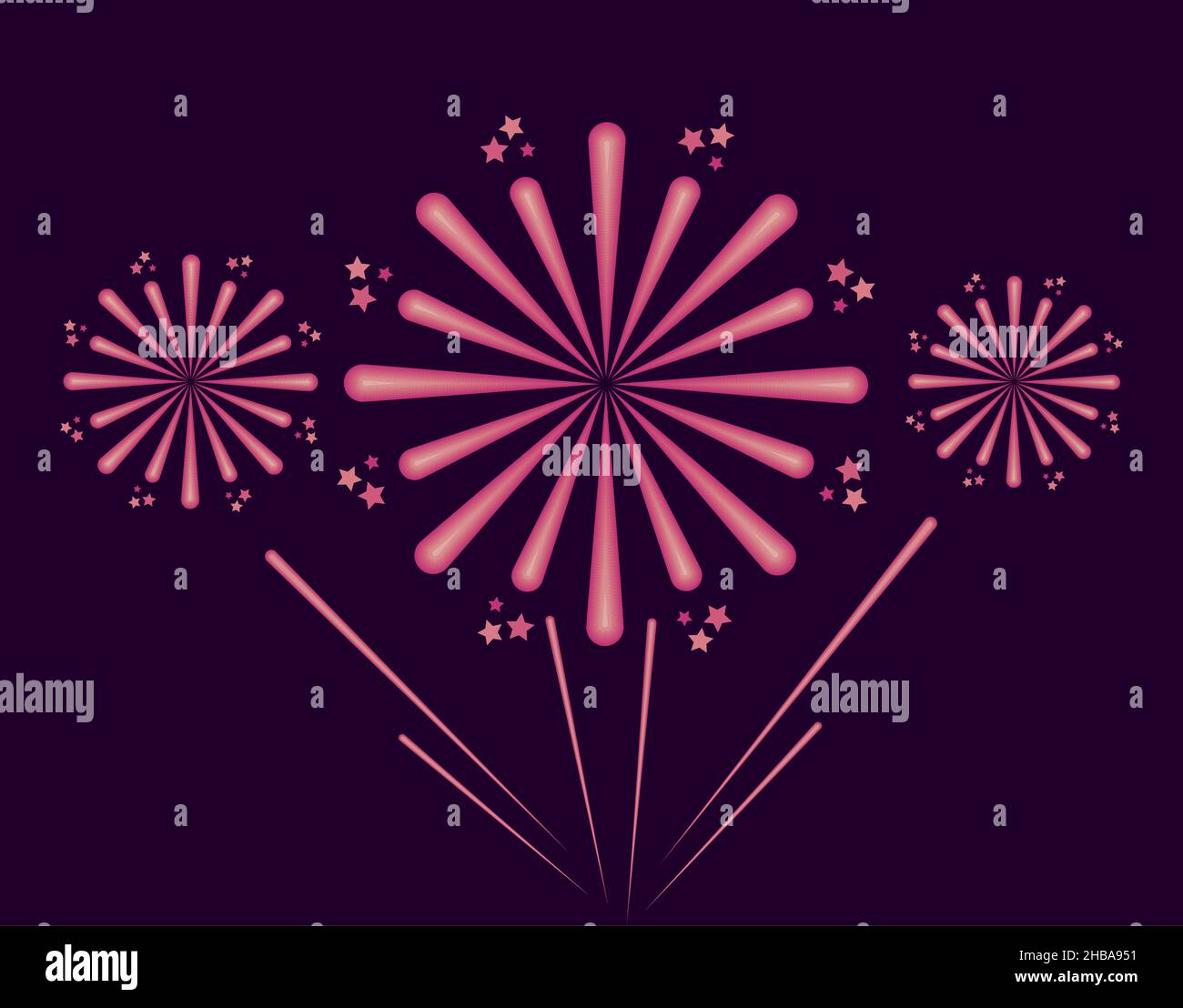 pink fireworks explosion icons Stock Vector Image & Art - Alamy