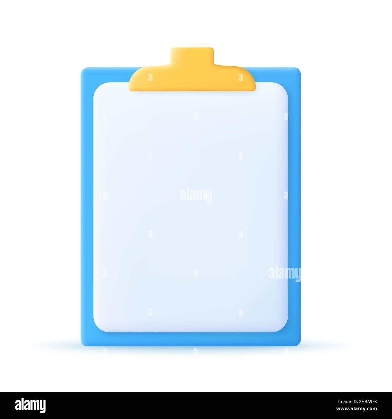 Top view clipboard white Stock Vector Images - Alamy