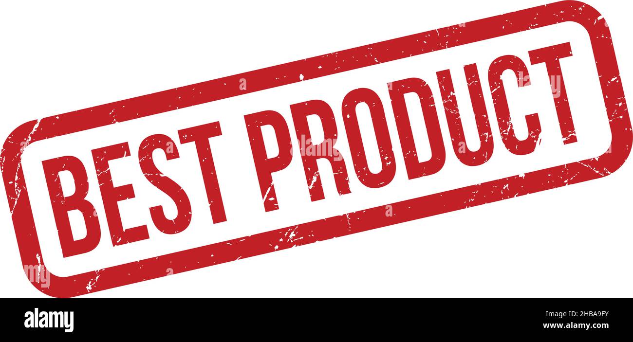 Red Grunge Best Product Rubber Stamp – Vector Stock Vector Image & Art ...
