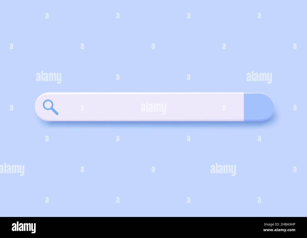 3D search bar Stock Vector Image & Art - Alamy
