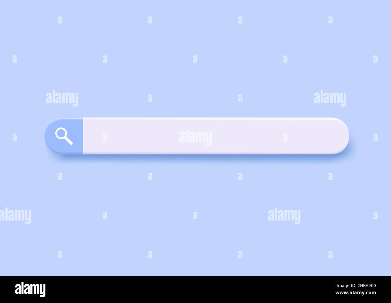 3D search bar Stock Vector Image & Art - Alamy