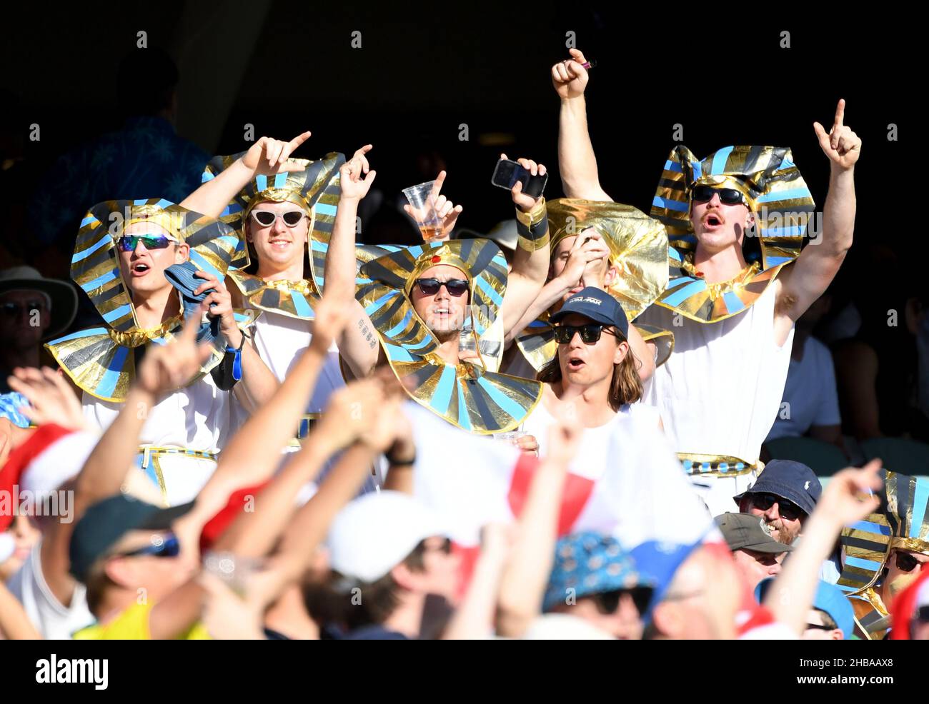 Cricket fancy dress fans hi-res stock photography and images - Alamy