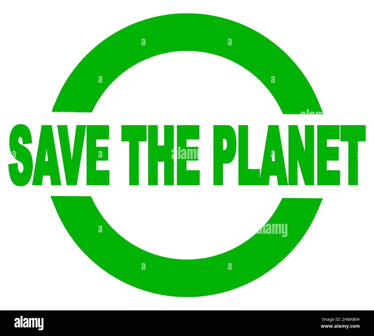 Save planet logo on Cut Out Stock Images & Pictures - Alamy