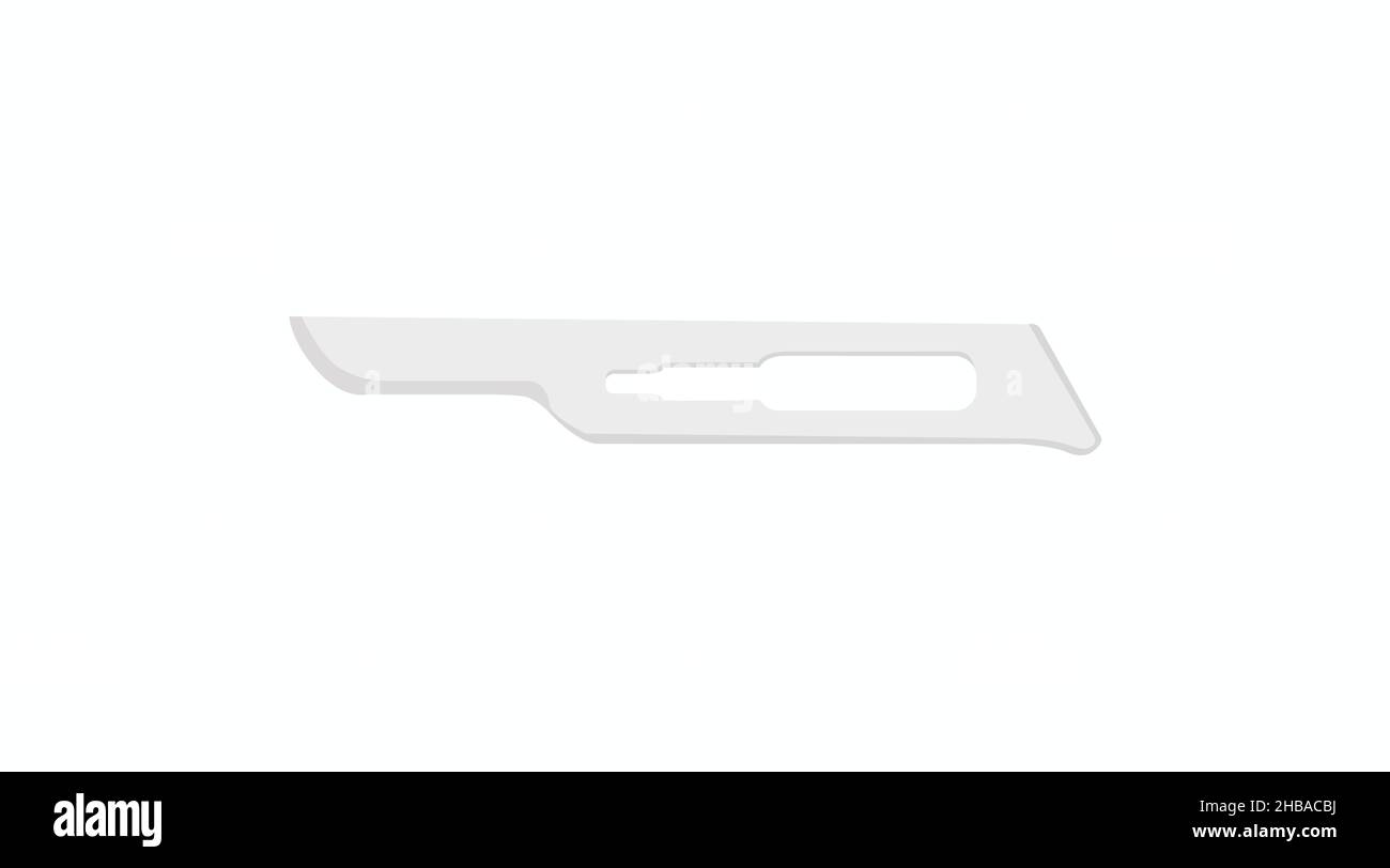 Vector Isolated Illustration of a Scalpel Stock Vector Image & Art - Alamy