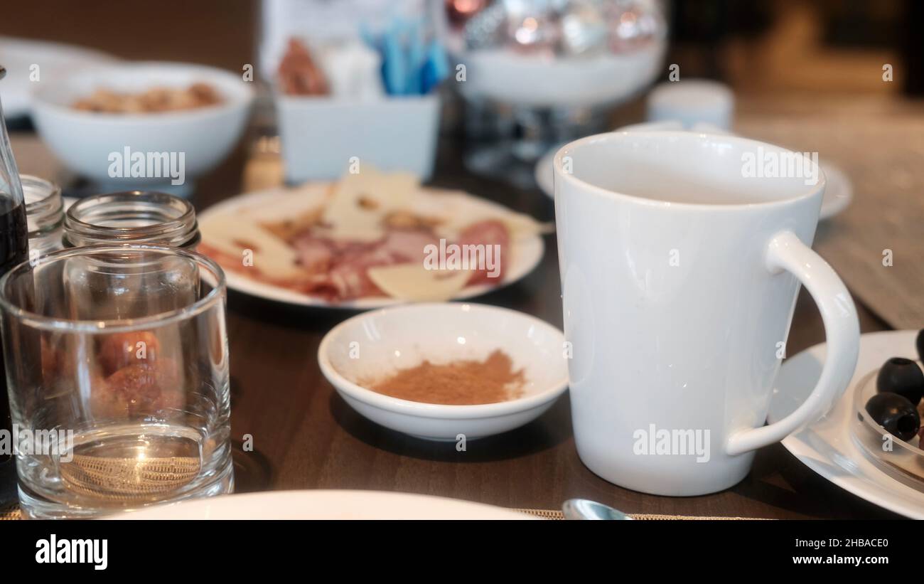 Eating Out Breakfast Buffet All You Can Eat Stock Photo - Alamy