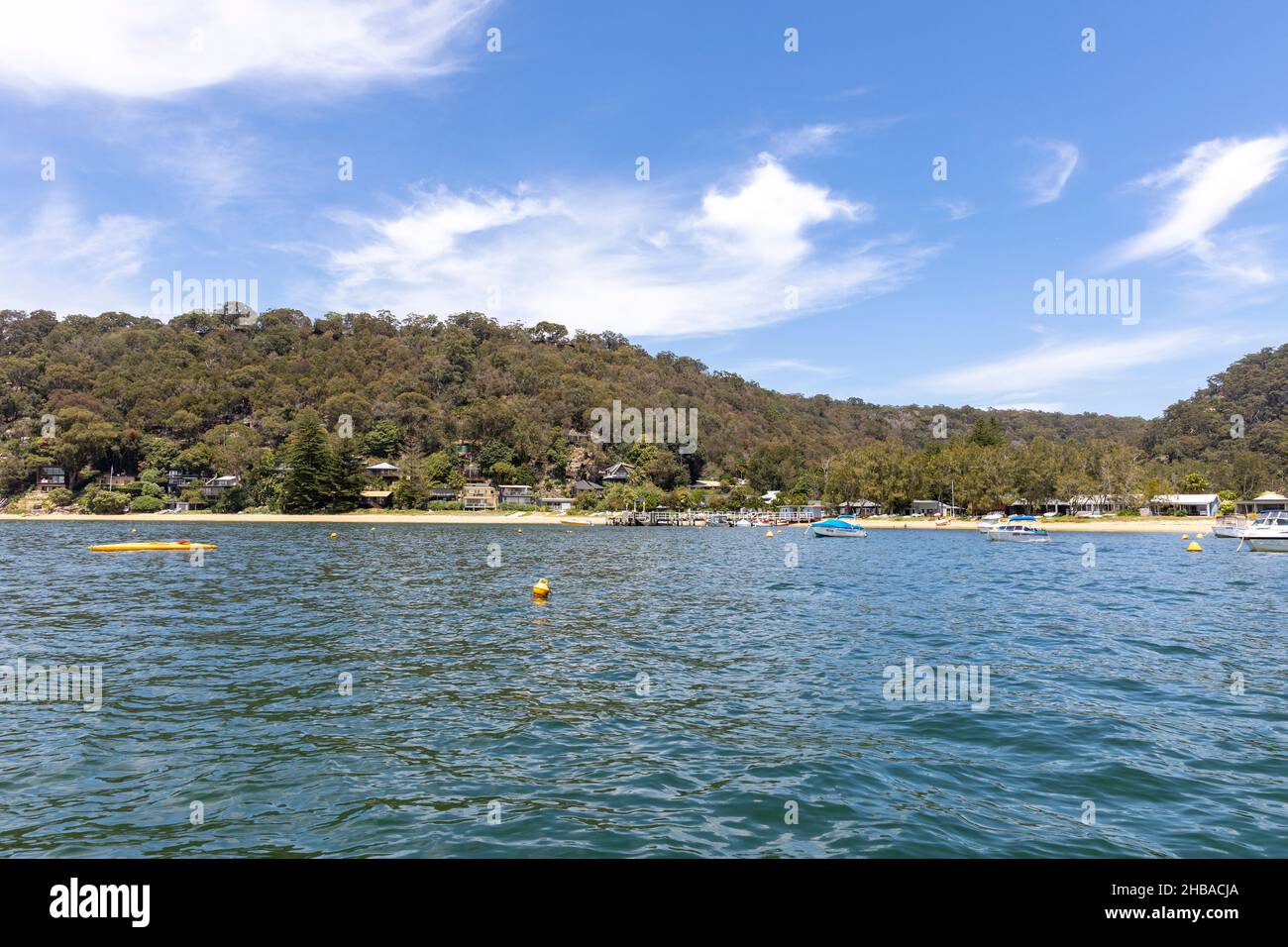 Mackerel Beach in Pittwater Sydney and Ku-ring-gai chase national park ...