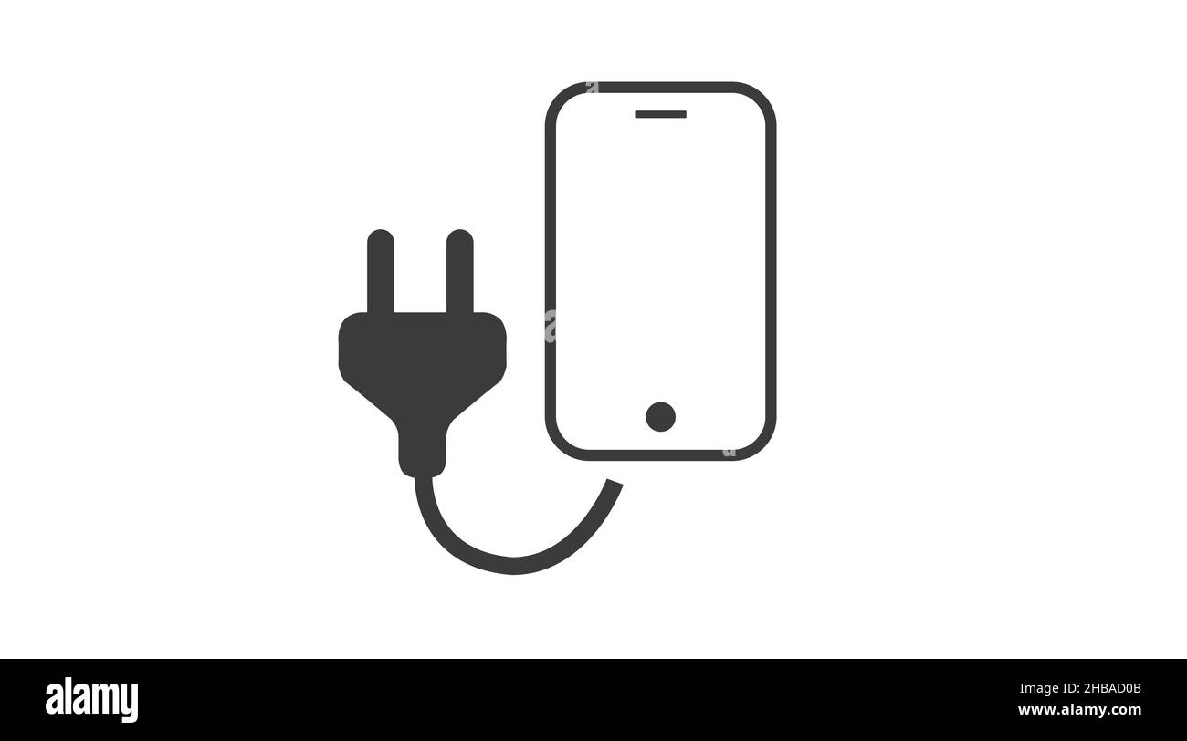 Smartphone Charge Icon. Vector isolated flat editable illustration ...