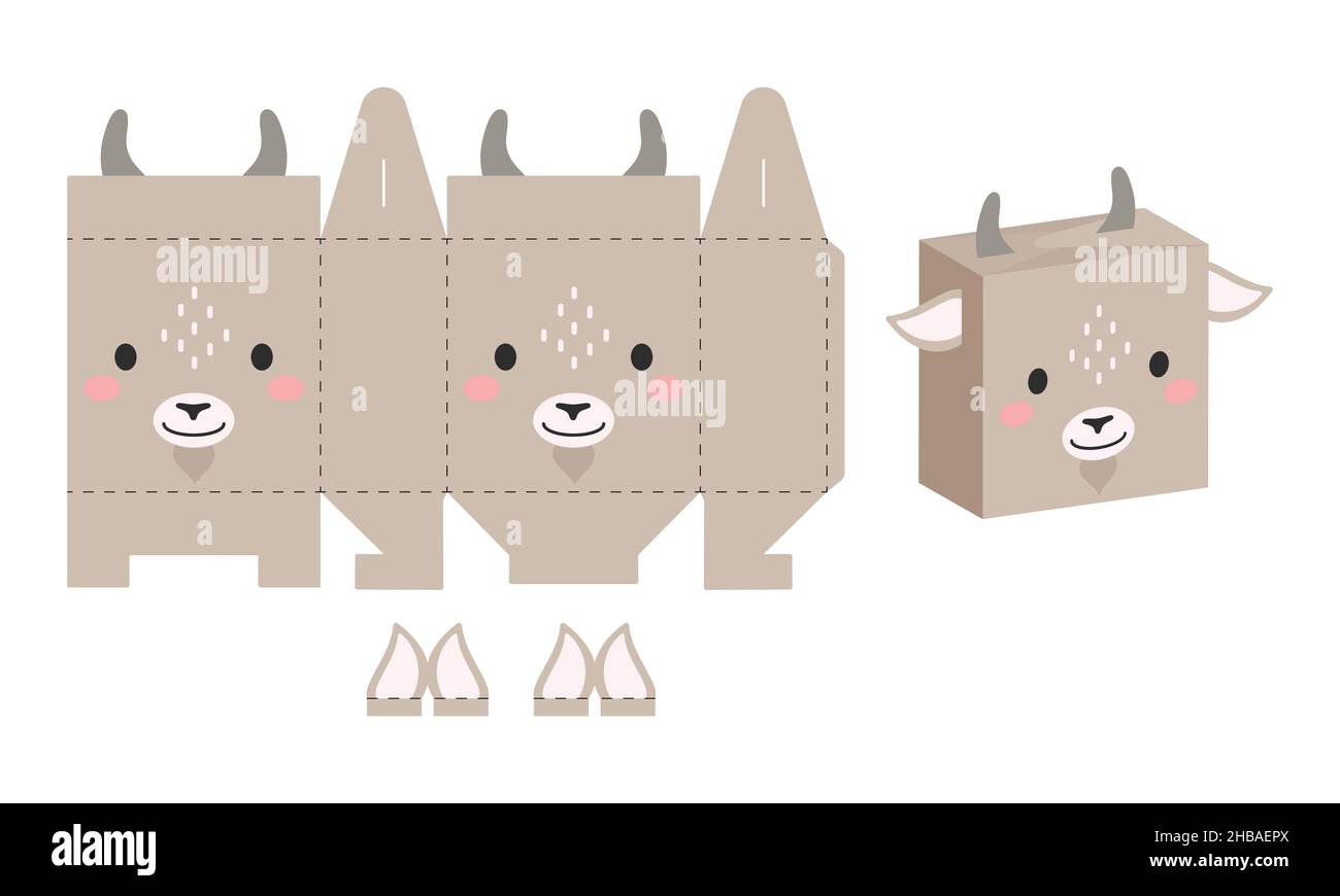 Small Baby Goat Stock Vector Images - Alamy