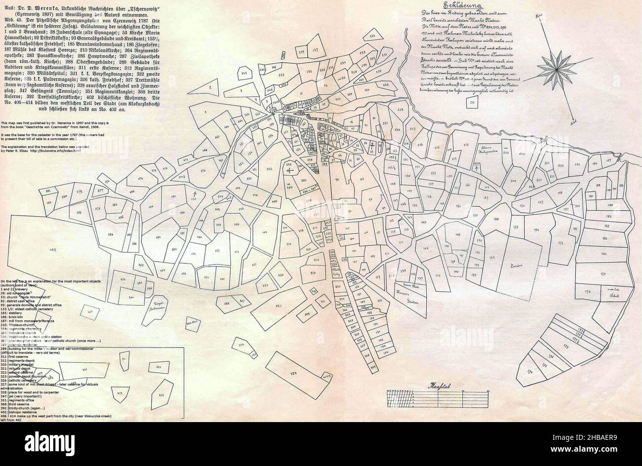Chernivtsi Map, Chernivtsi Plan, Old Chernivtsi Map, Retro Chernivtsi ...
