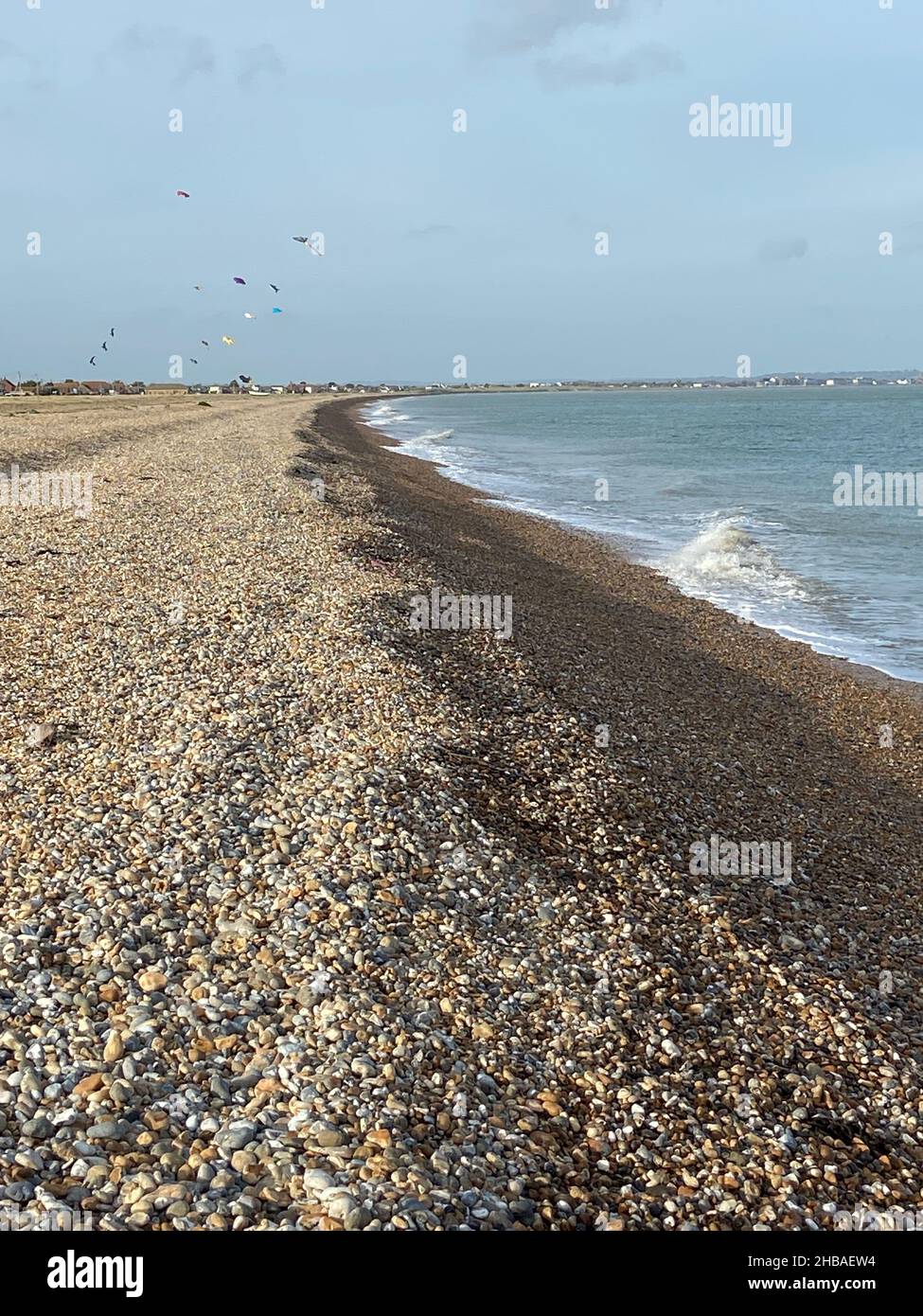 Dungeness, Kent, UK- 10.20.2021: Barren Dungeness path landscape on the ...