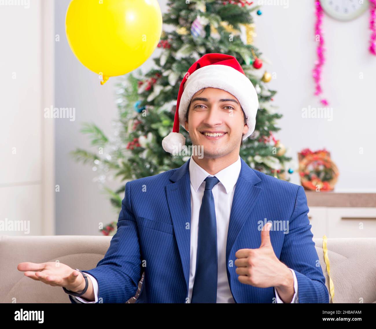 The busy employee working from home Stock Photo - Alamy