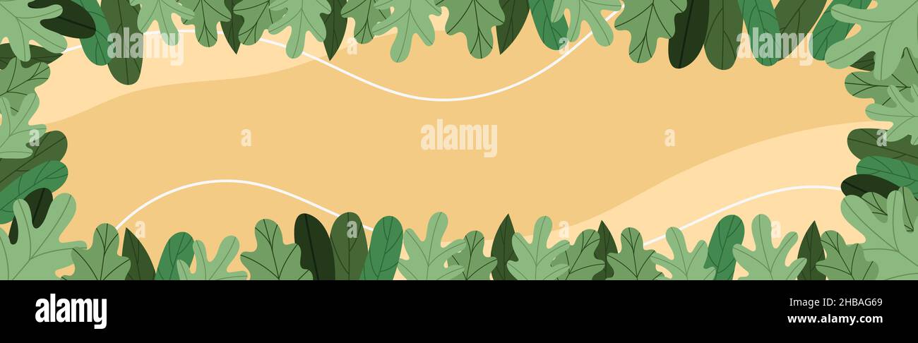 Panoramic art web background for advertising, postcard and design ...