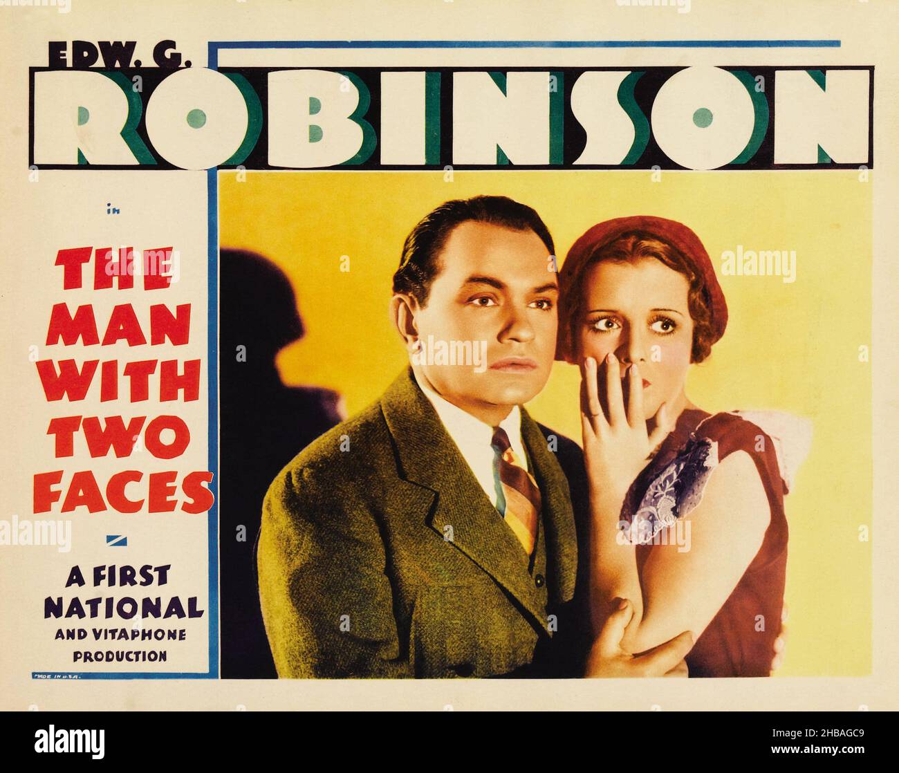 EDWARD G. ROBINSON and MARY ASTOR in THE MAN WITH TWO FACES (1934 ...