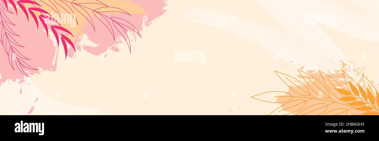 Panoramic art web background for advertising, postcard and design ...