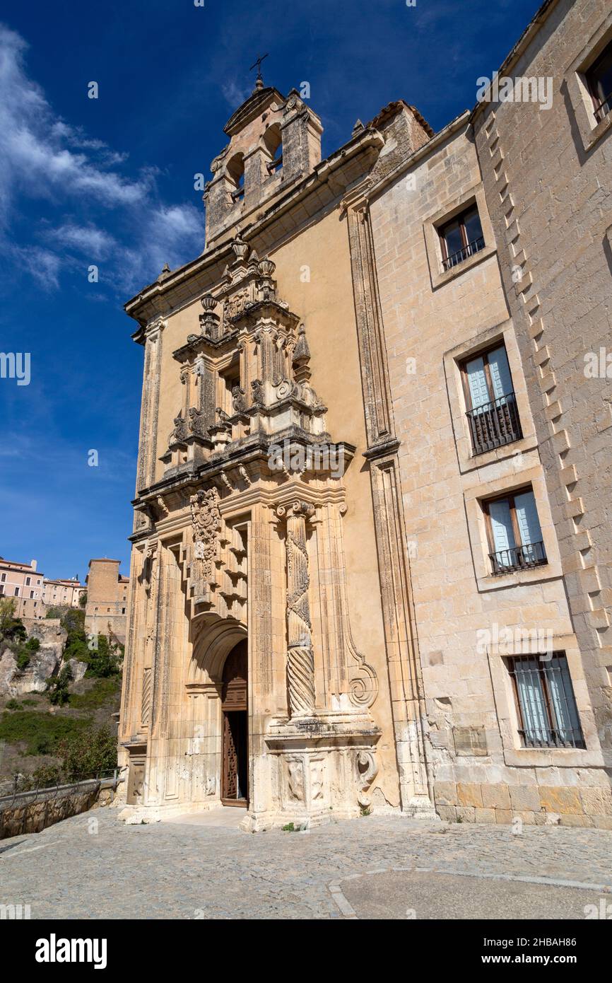 Parador de Cuenca. Saint Paul monastery church building, Cuenca ...