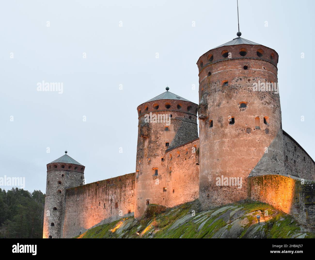 Olavinlinna medieval castle hi-res stock photography and images - Alamy