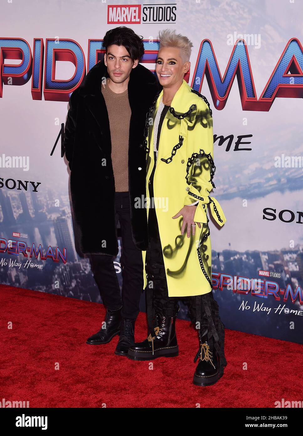 LOS ANGELES, CA - DECEMBER 13: Hale Leon (L) and Frankie Grande attend ...