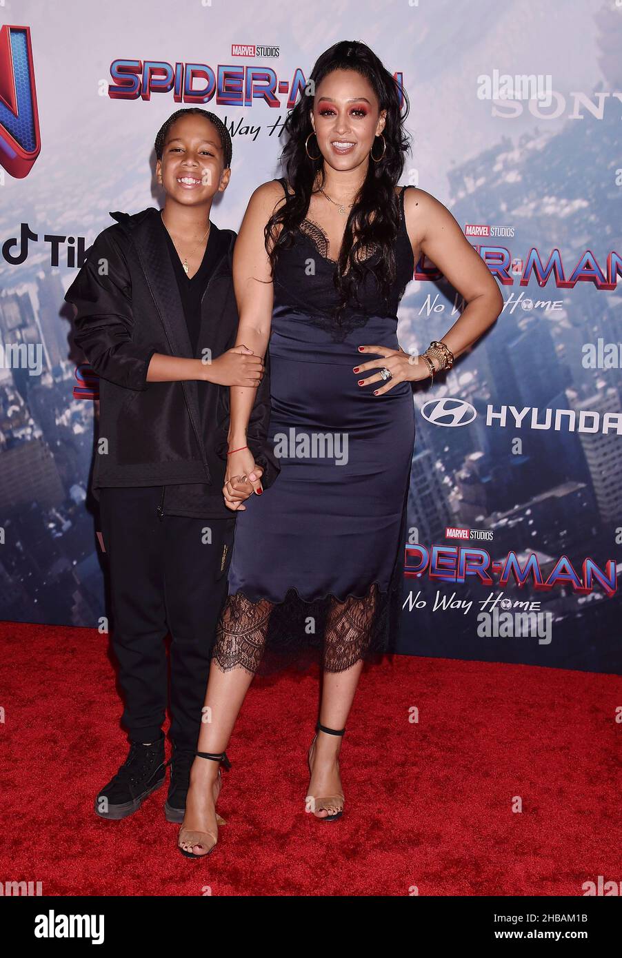 LOS ANGELES, CA - DECEMBER 13: Cree Hardrict, Tia Mowry-Hardrict ...