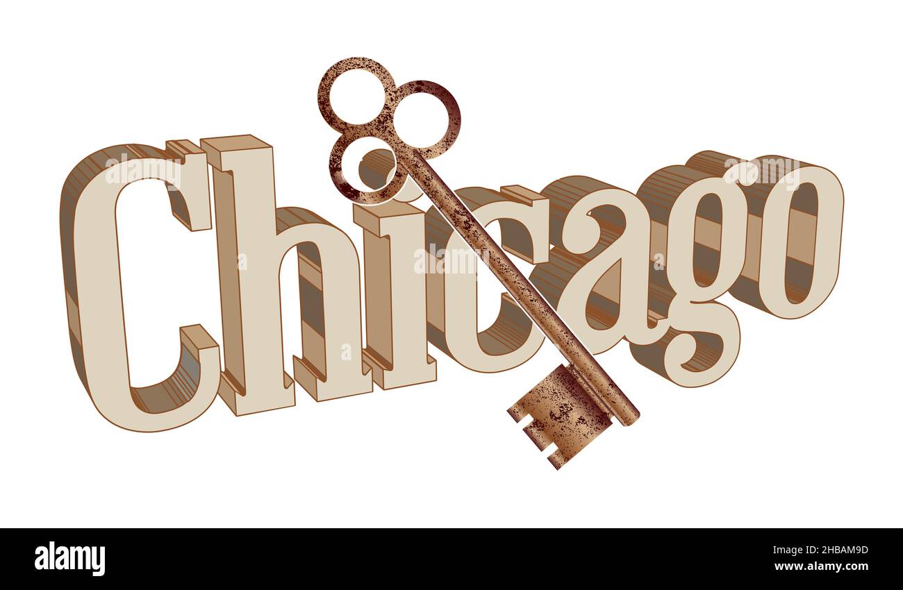 Chicago vector hi-res stock photography and images - Alamy