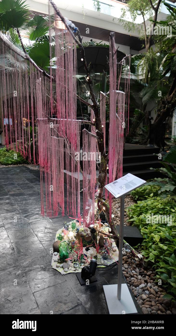 Anantara Siam Bangkok Hotel Christmas Decorations 2021 Bangkok Thailand ...