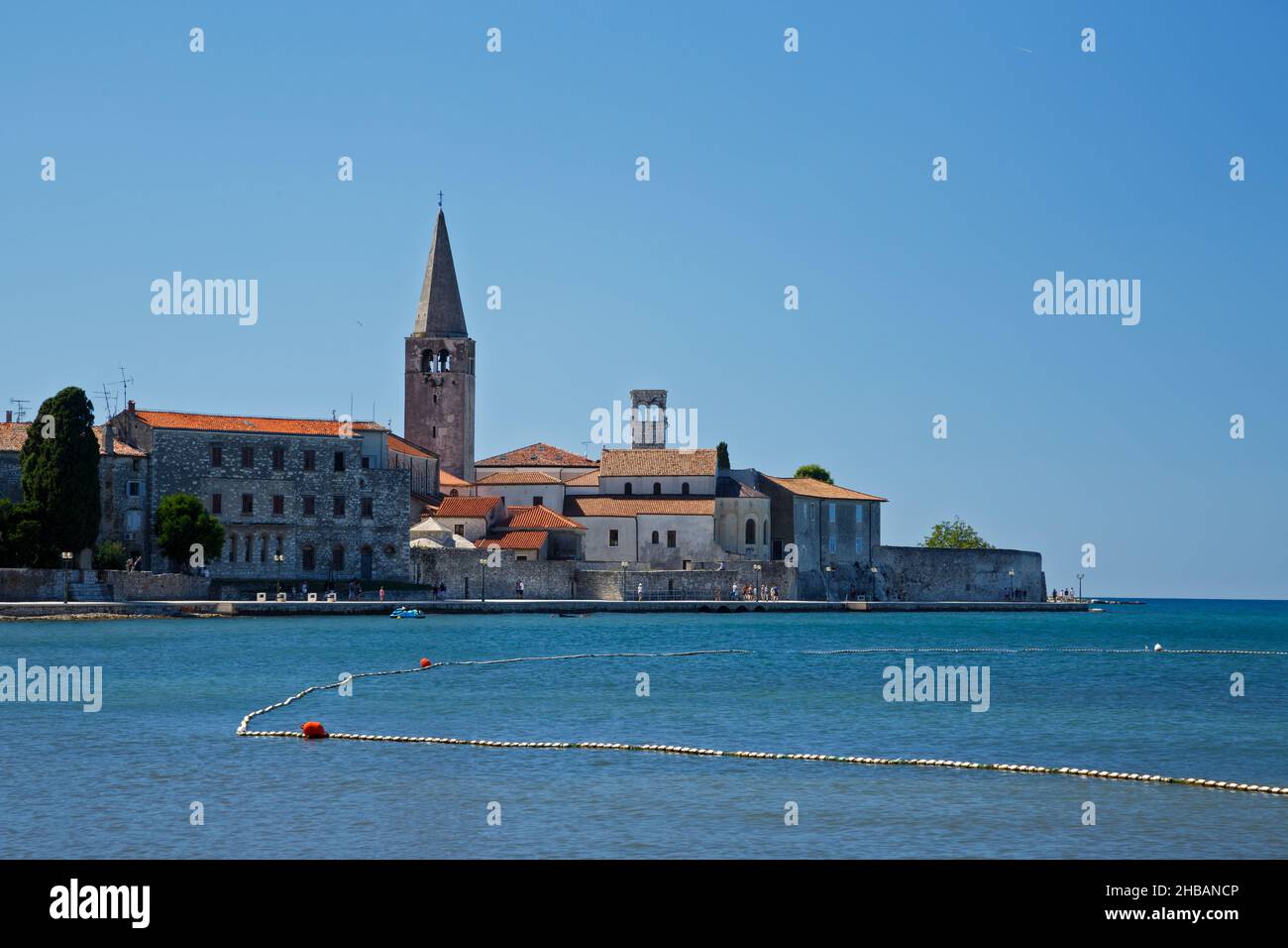 Porec old town gate and walls, Istria, Croatia Stock Photo - Alamy