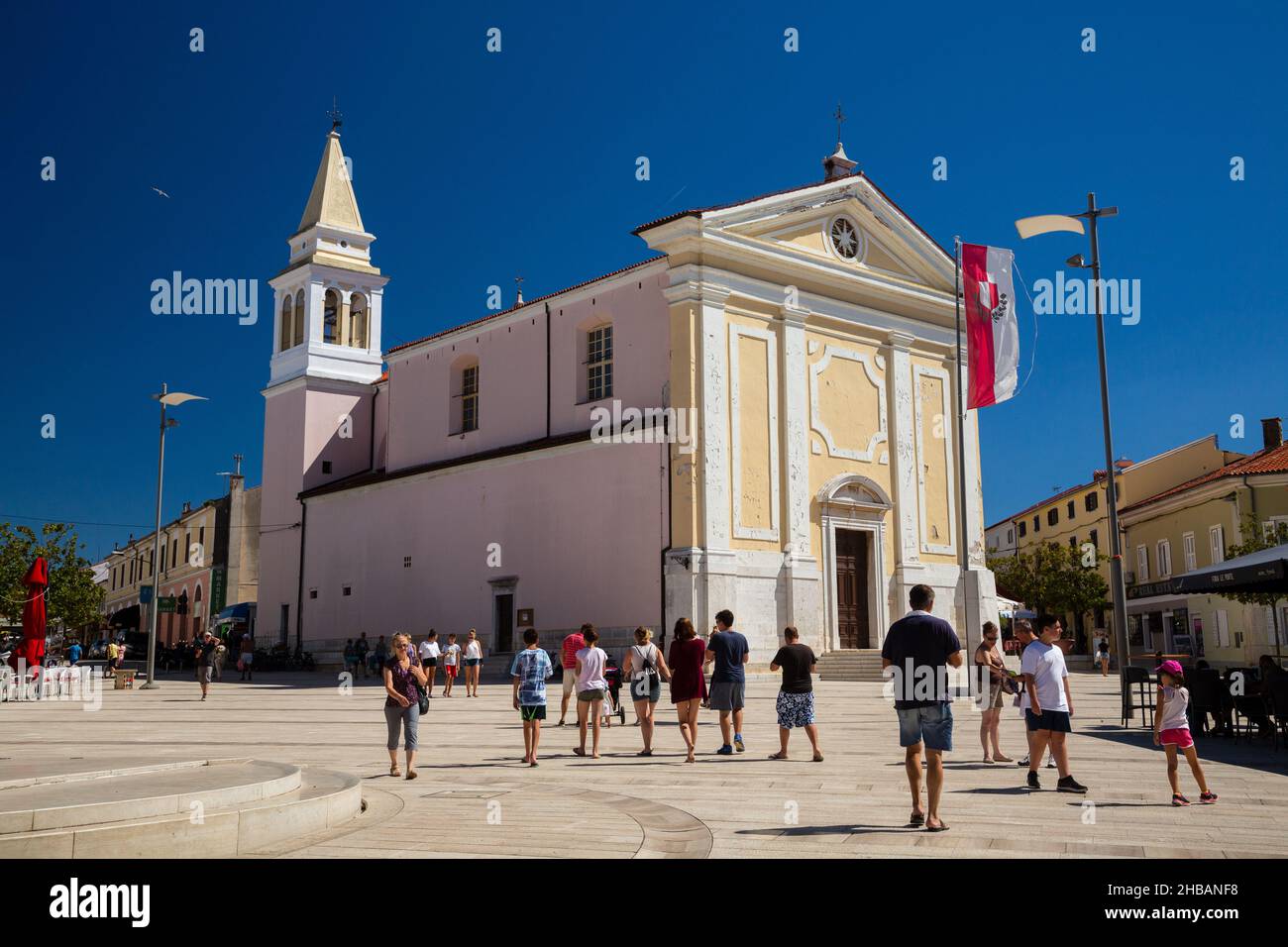 Lady of Angels church in Porec, Istria, Croatia Stock Photo - Alamy
