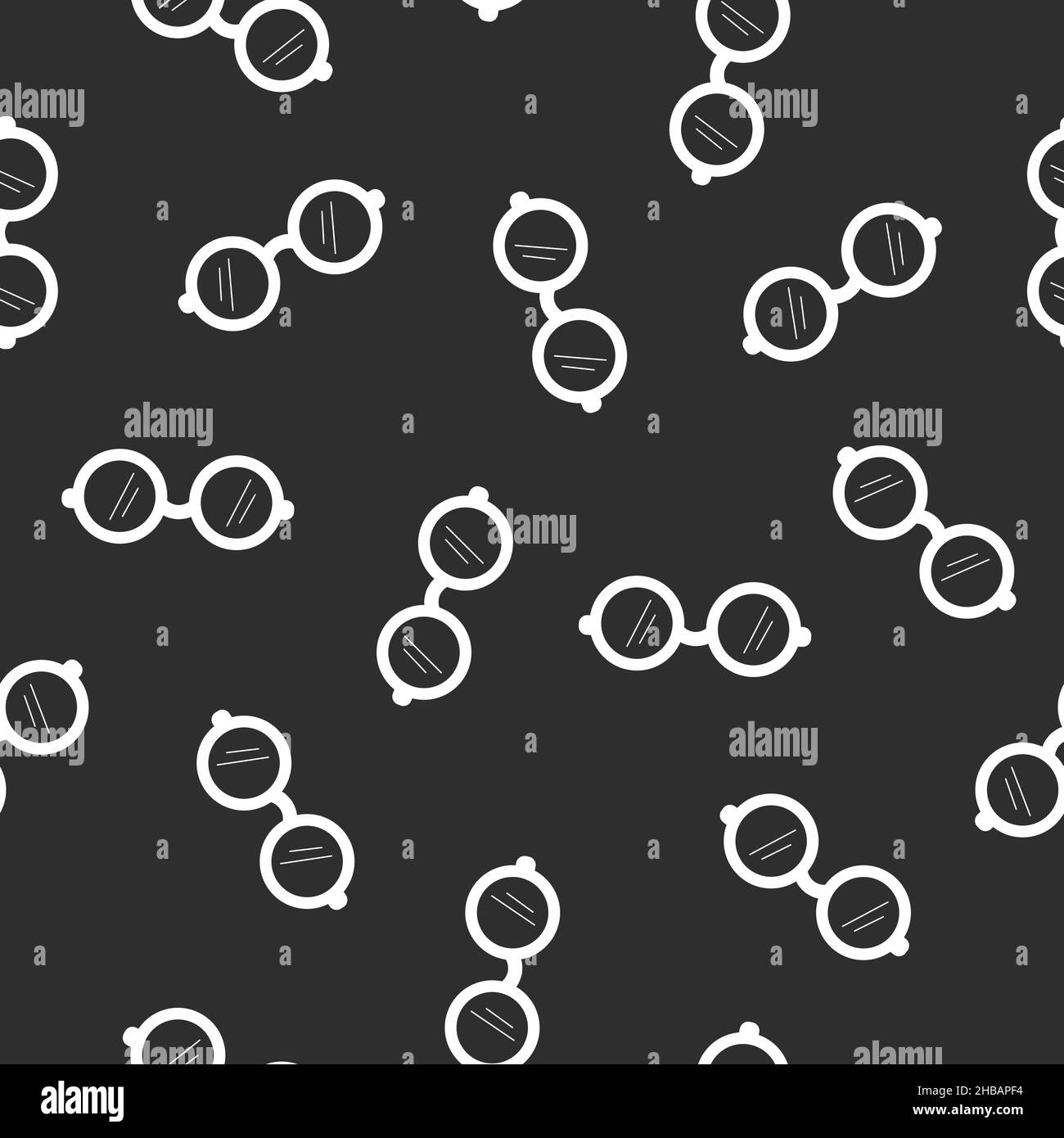 Glasses Pattern. Vector Seamless Pattern Background or Wallpaper ...