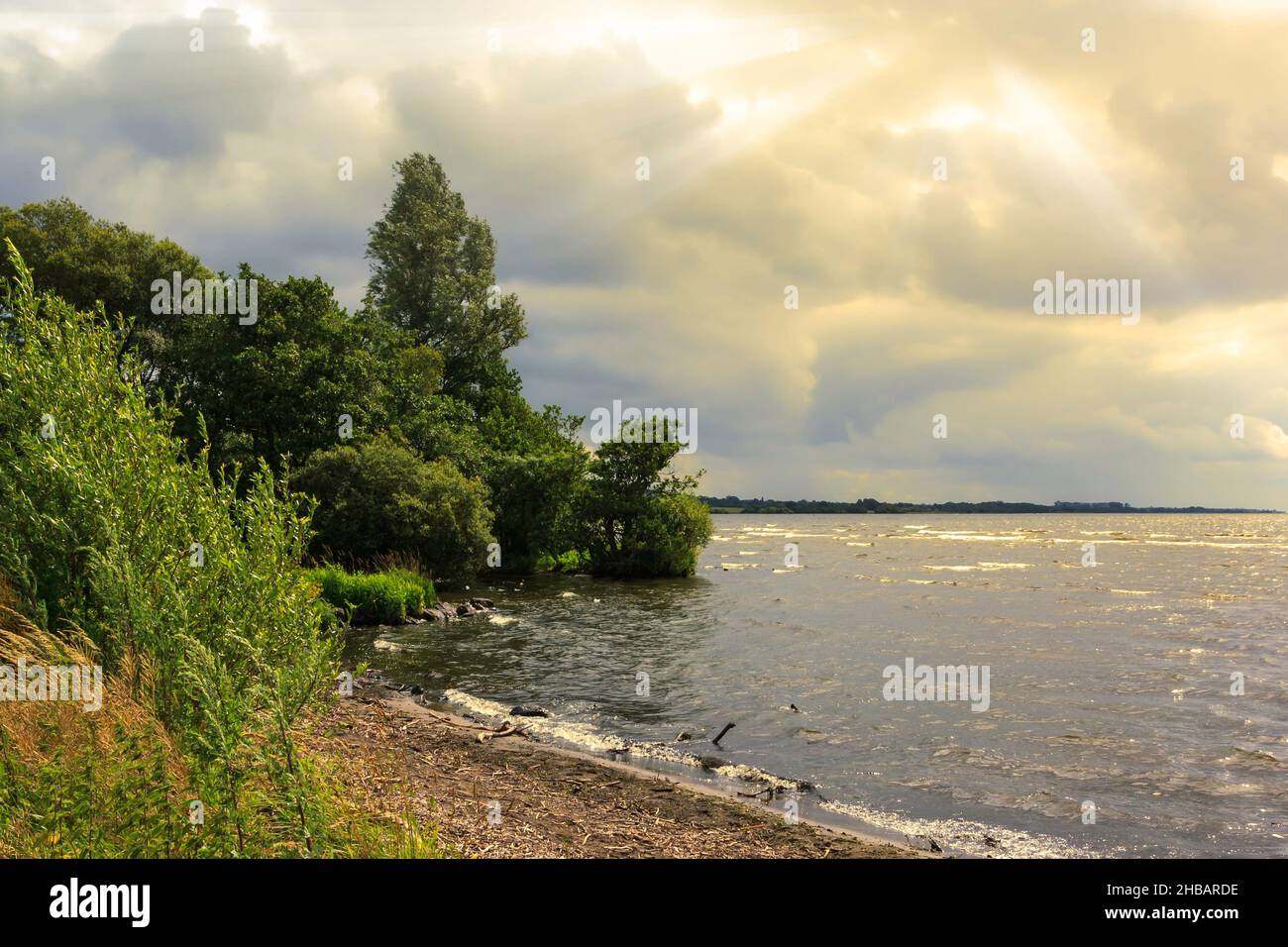 View of the Lough Neagh in the North Ireland Stock Photo - Alamy