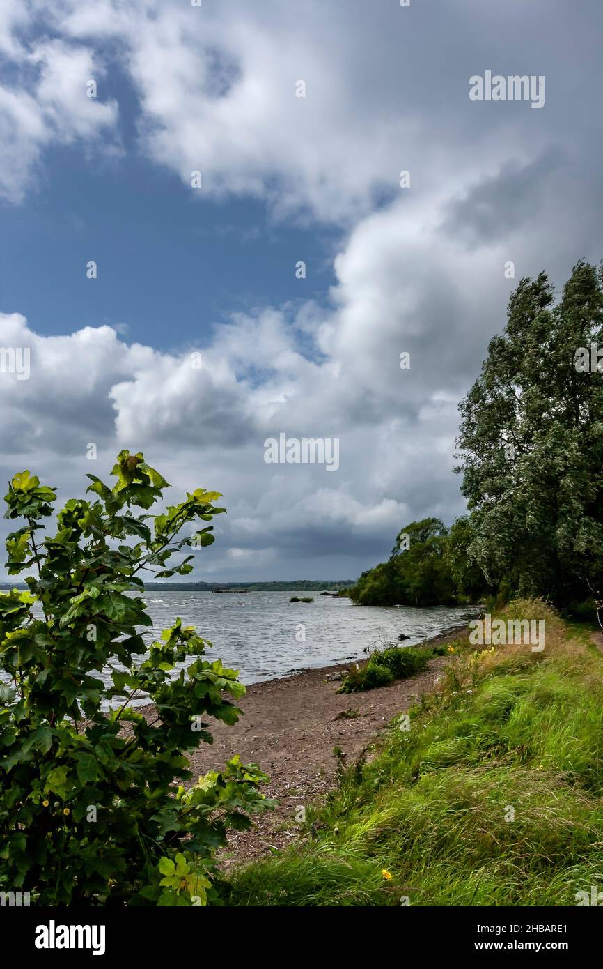 View of the Lough Neagh in the North Ireland Stock Photo - Alamy