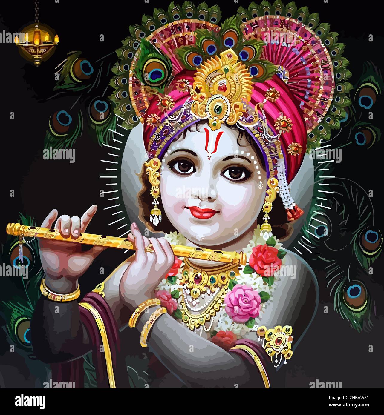 Shri gopal krishna hi-res stock photography and images - Alamy