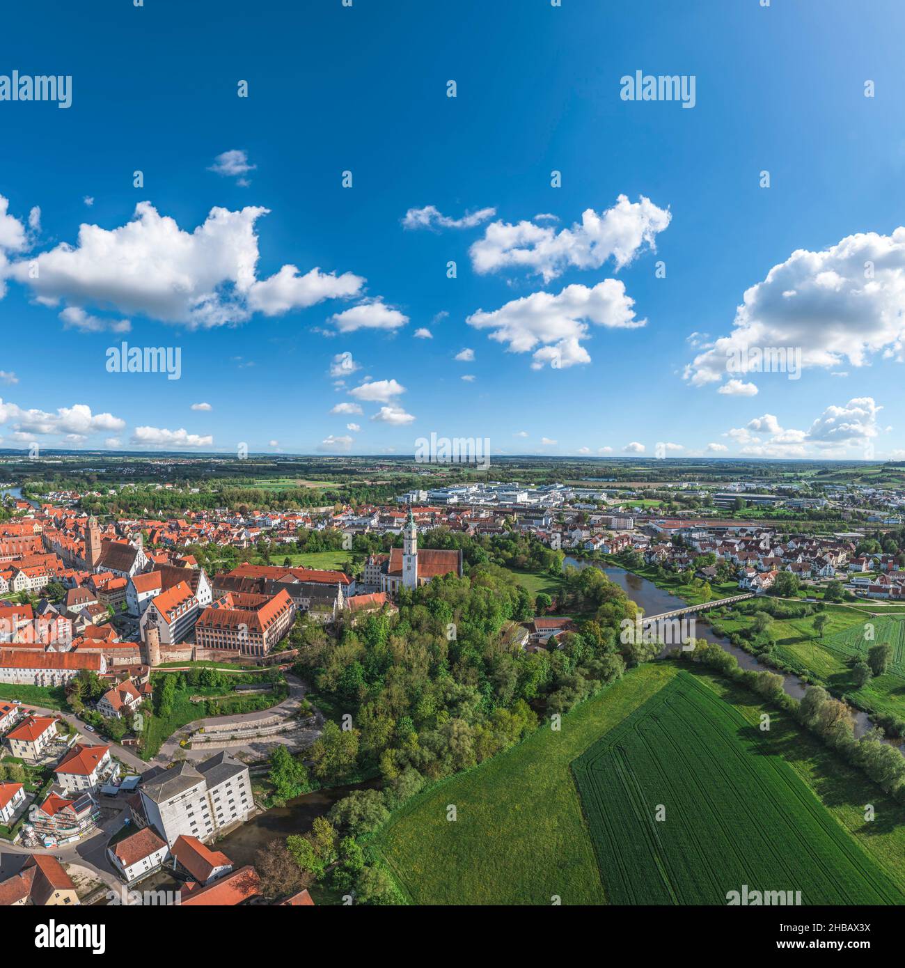 Donau ries aerial hi-res stock photography and images - Alamy