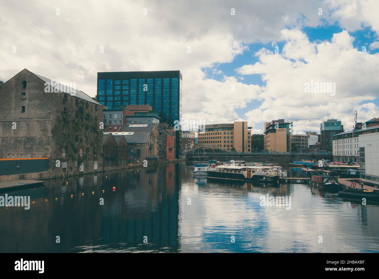 Docklands, Grand Canal area, docks and locks at Grand Canal, Grand ...