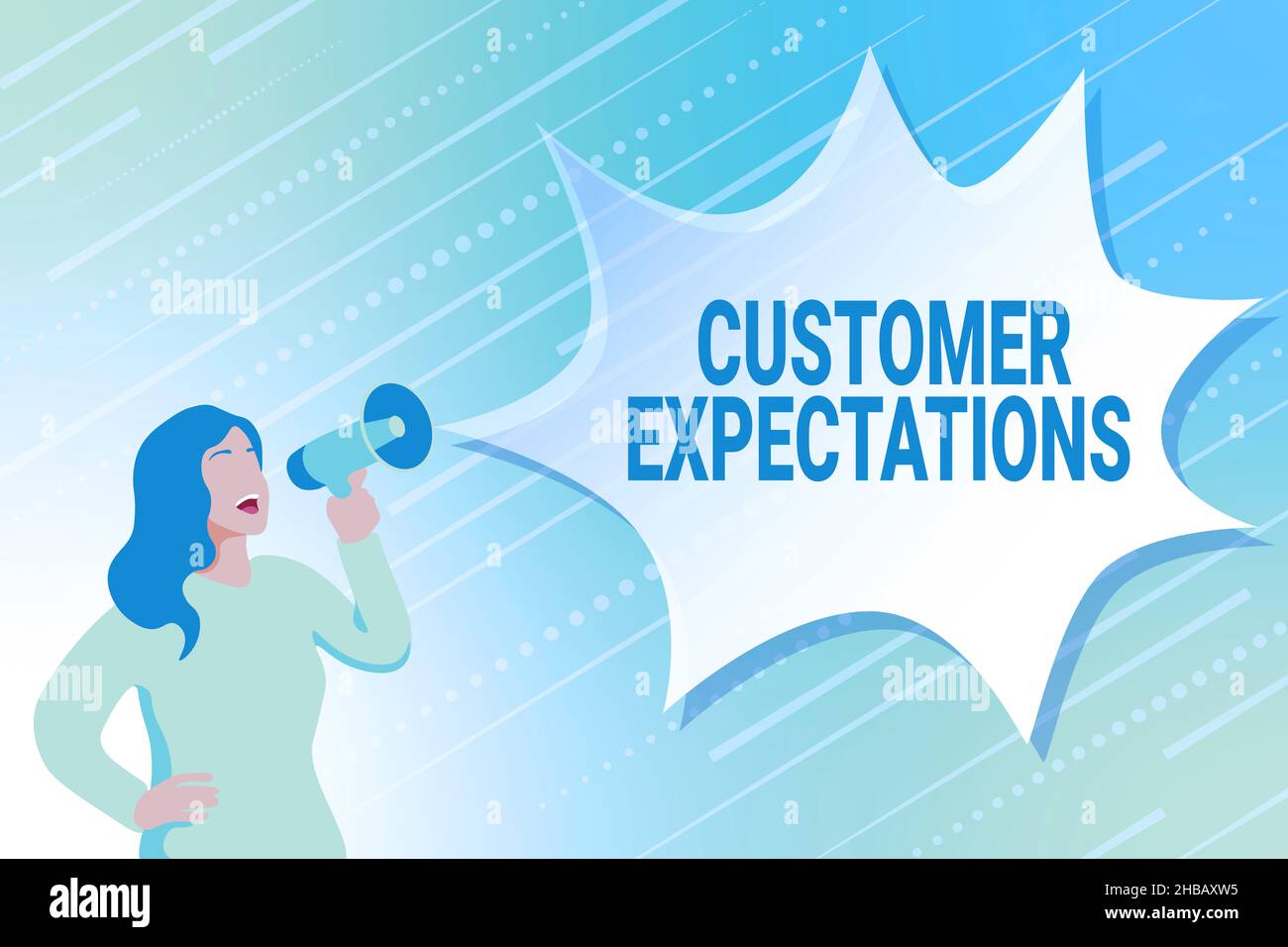 Handwriting text Customer Expectations. Business showcase Benefits a ...