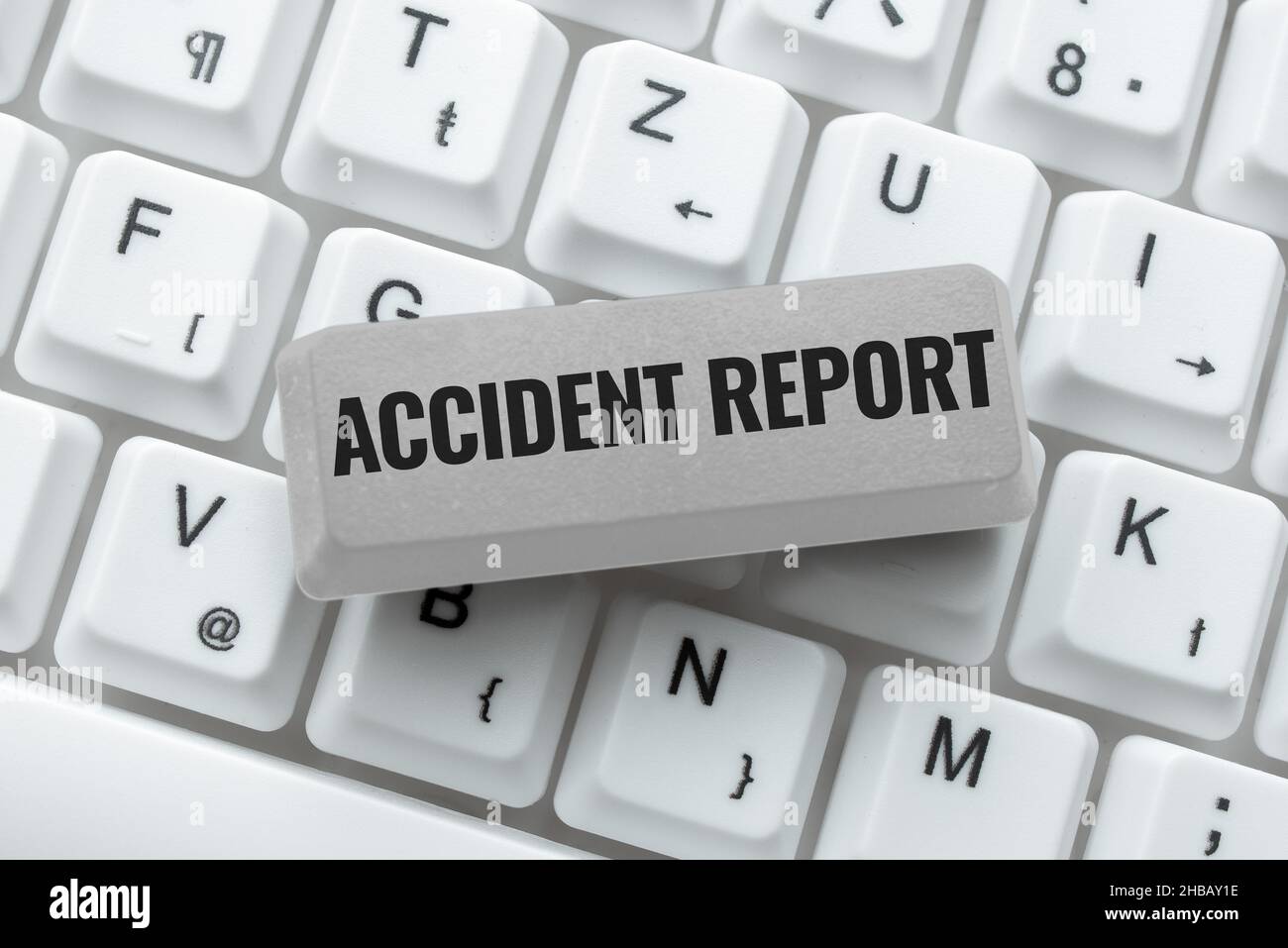 Text showing inspiration Accident Report. Word Written on A form that ...