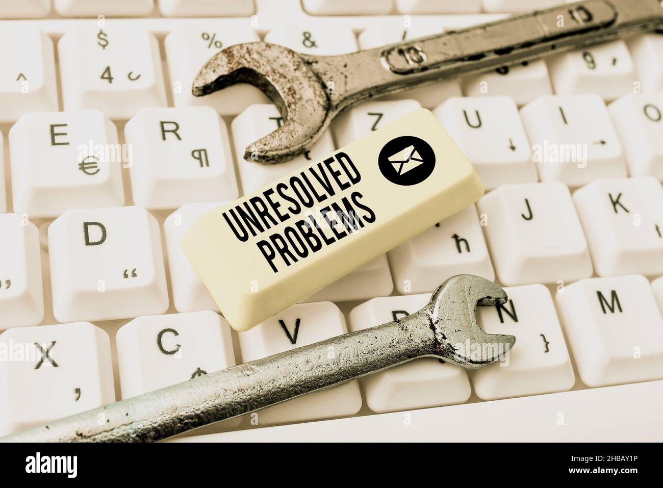 Conceptual display Unresolved Problems. Business idea those Queries no ...