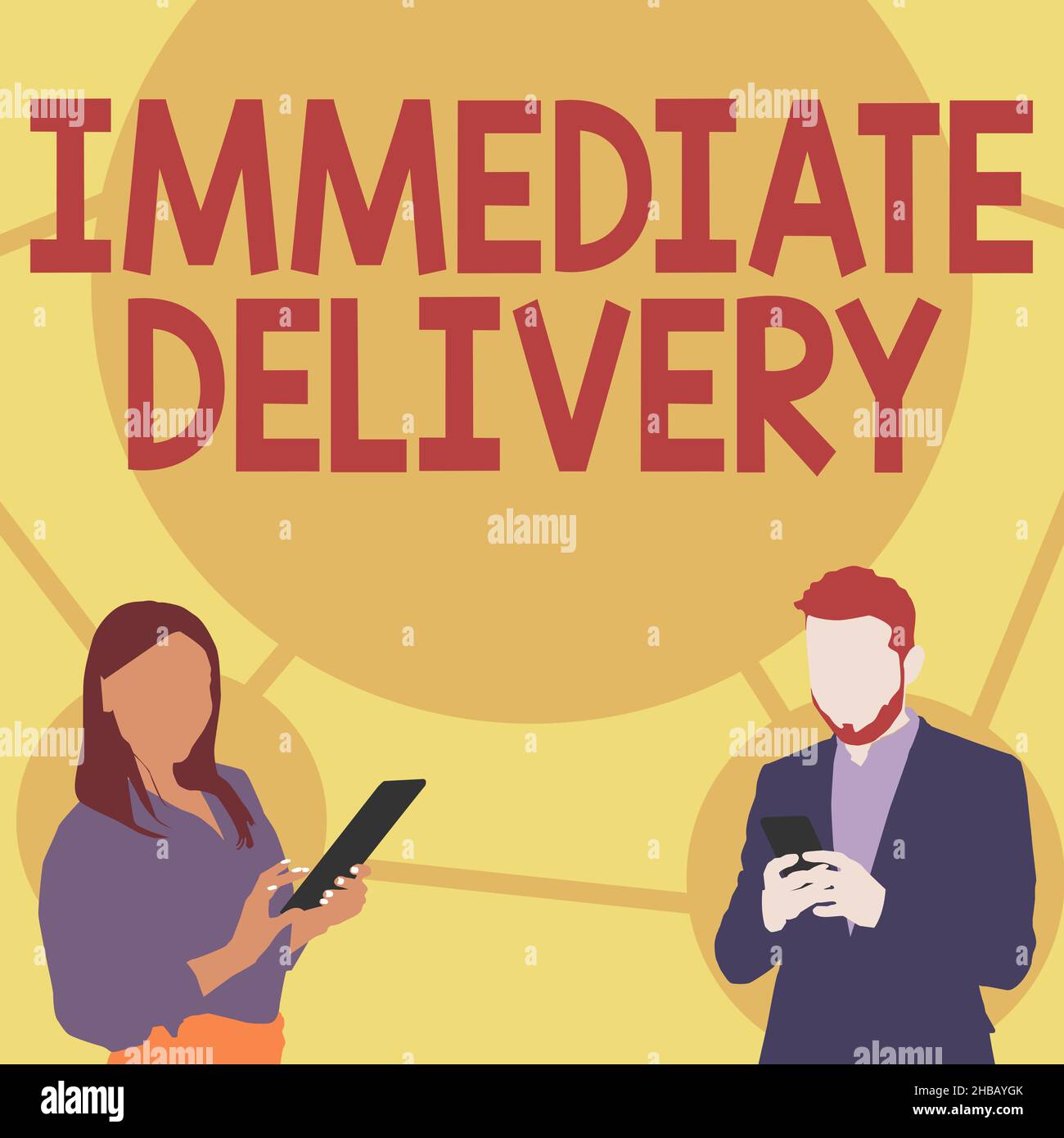 Conceptual caption Immediate Delivery. Business idea Send it Now Custom ...