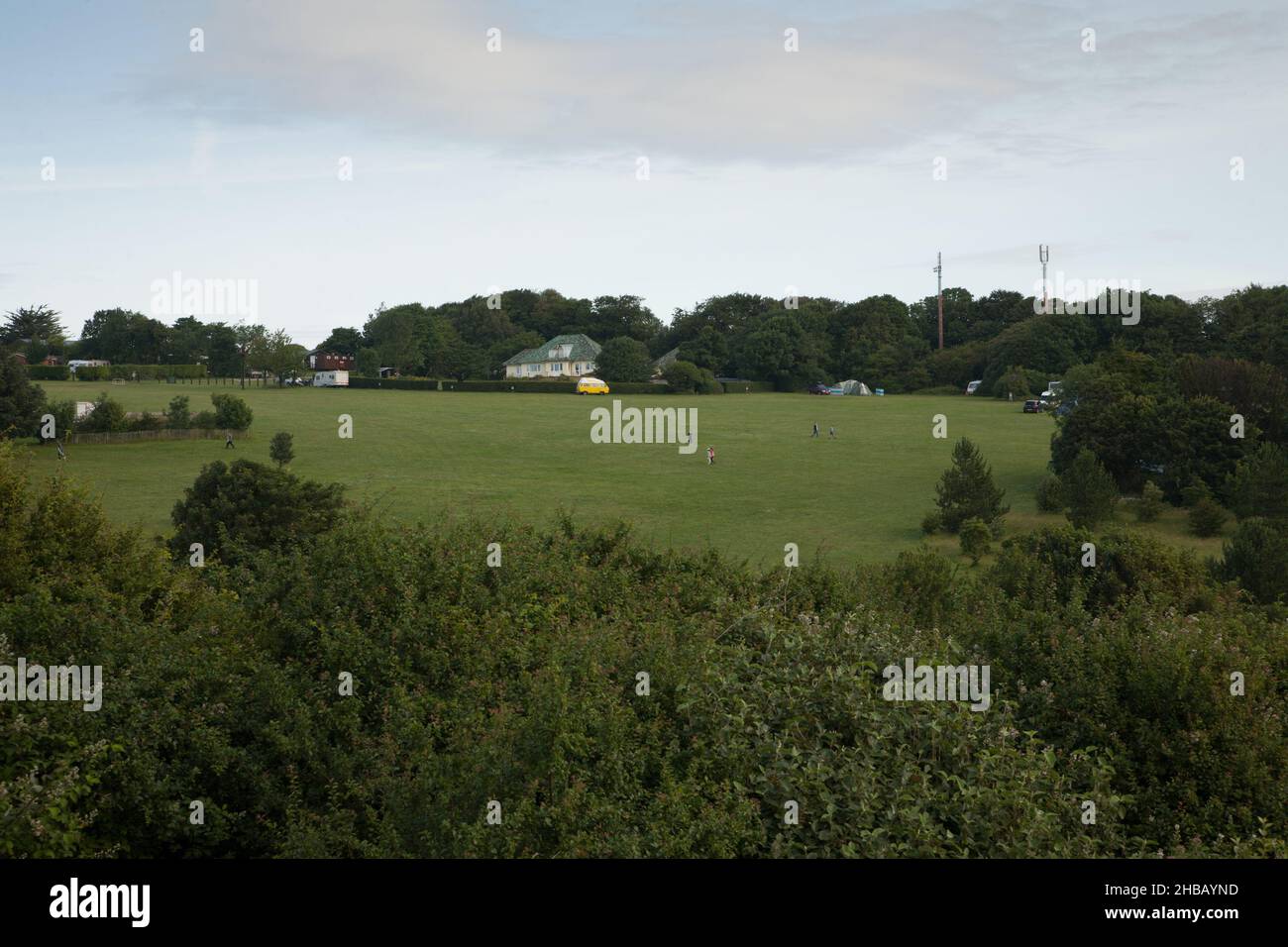 A very quiet and empty Kingsdown International Camping Centre on a ...