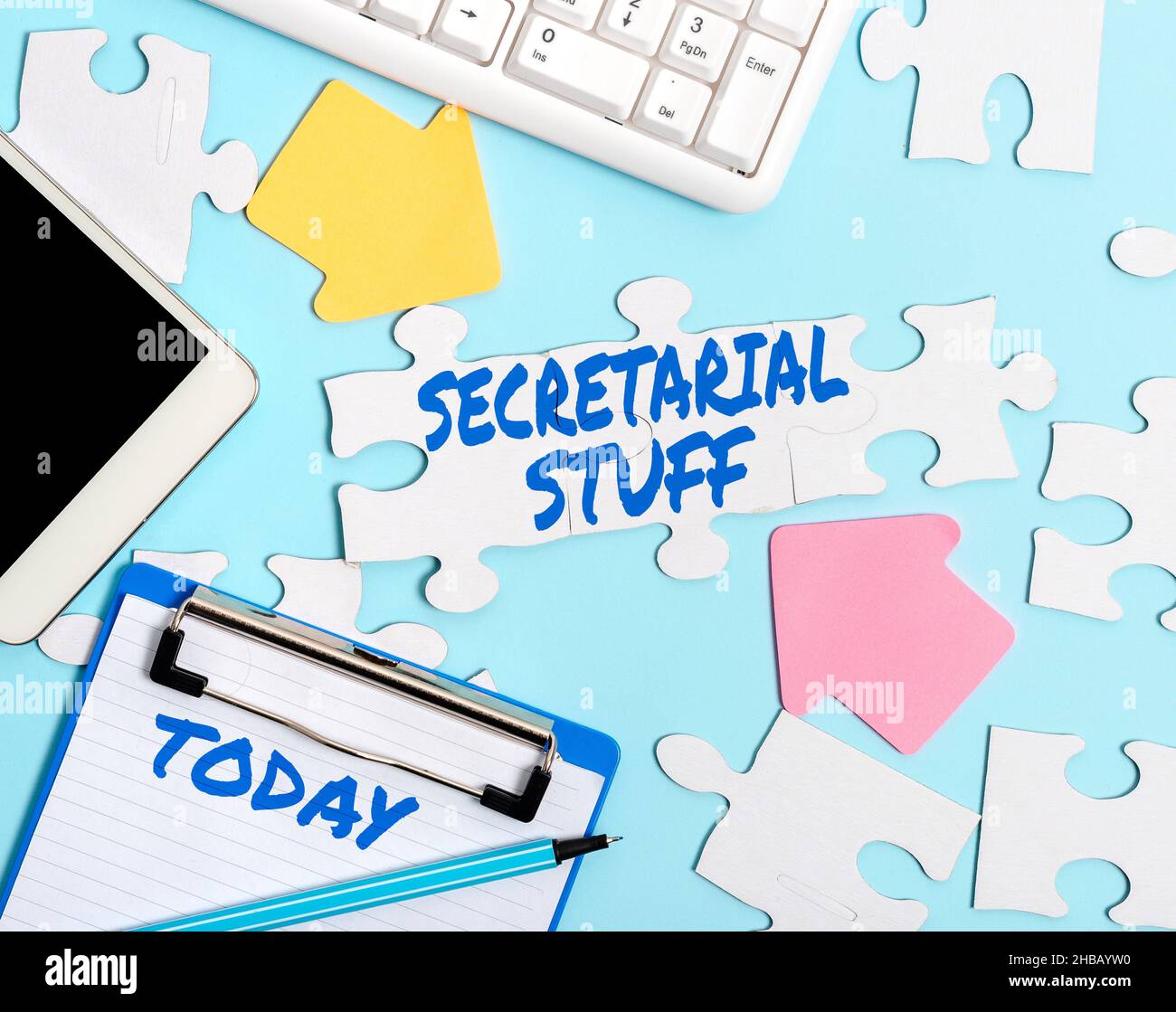 Conceptual display Secretarial Stuff. Concept meaning Secretary ...