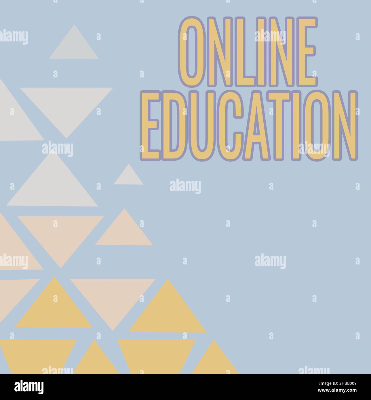 Text sign showing Online Education. Business approach study and ethical ... Text sign showing Online Education. Business approach study and ethical ...