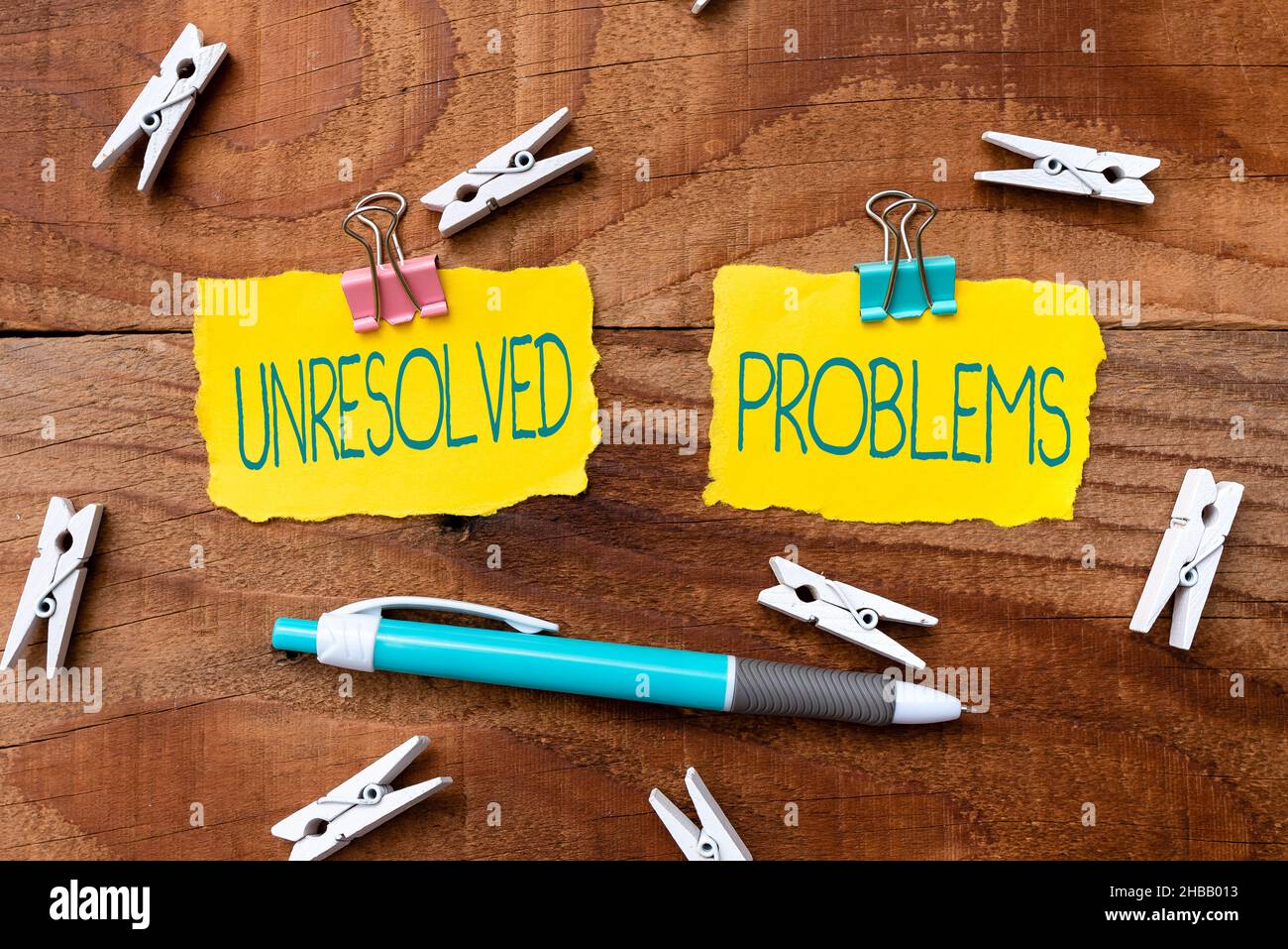 Sign displaying Unresolved Problems. Business showcase those Queries no ...
