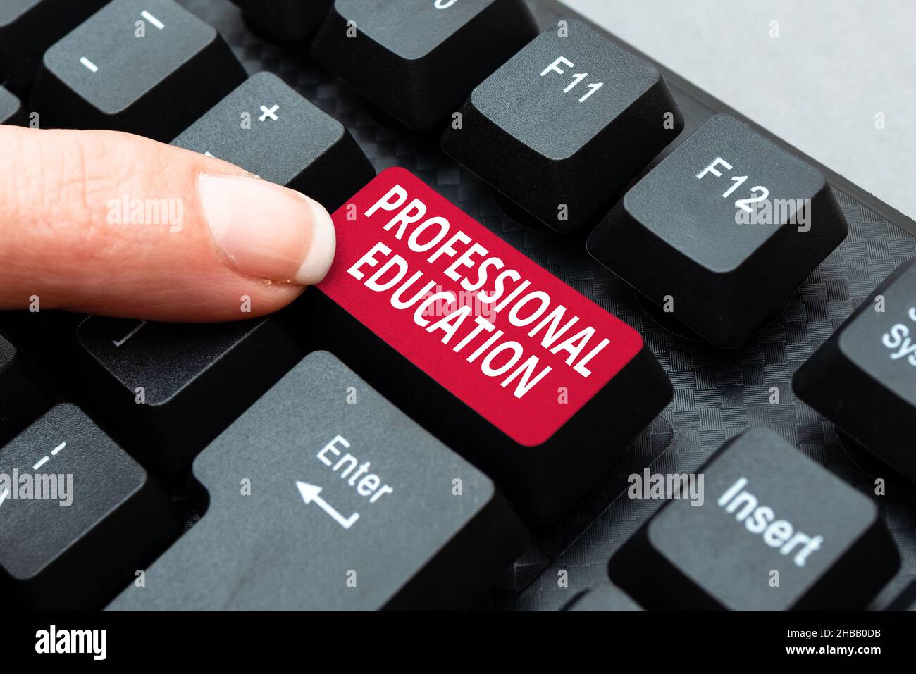 Conceptual display Professional Education. Word Written on Continuing ...