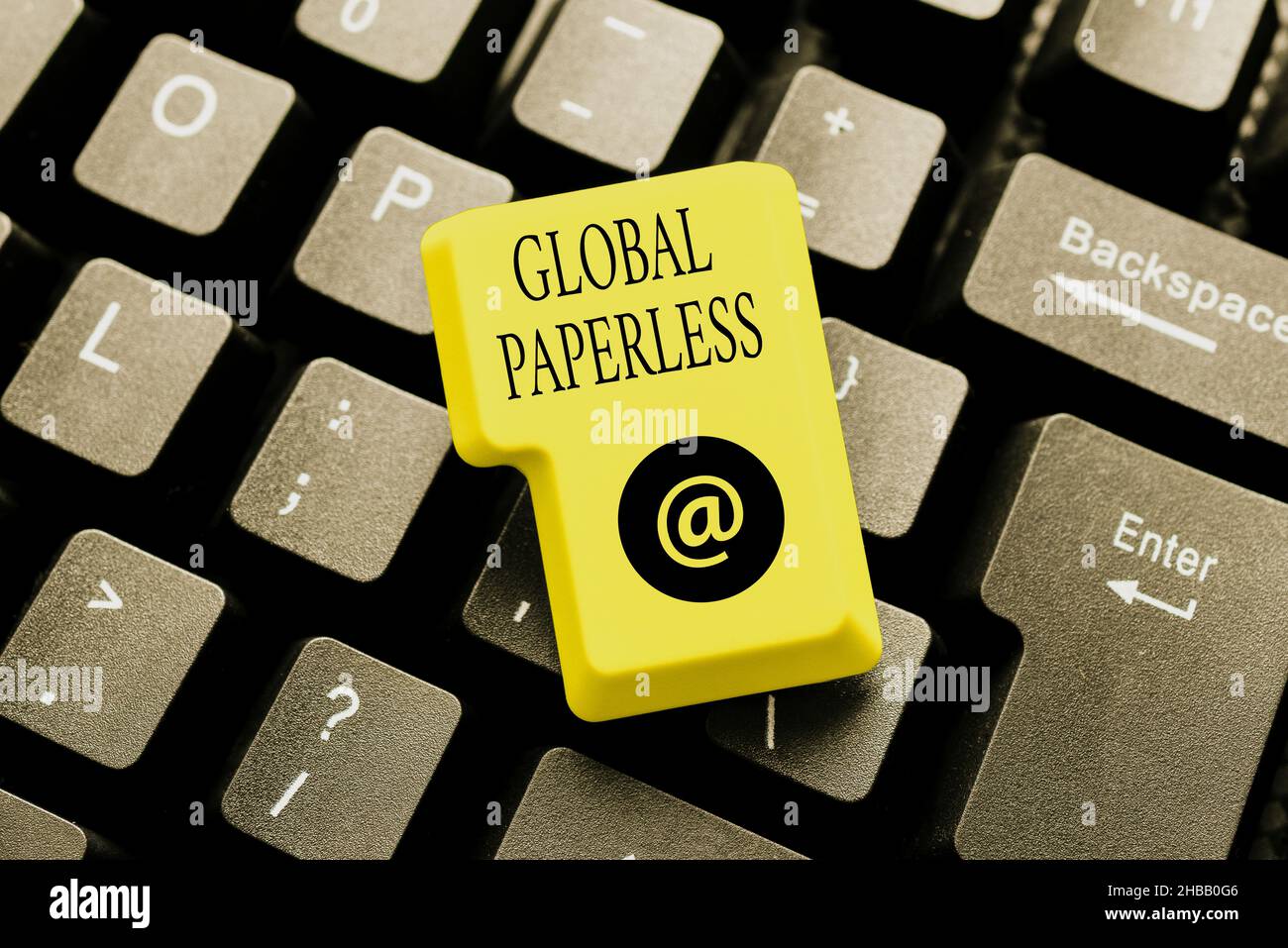 Sign displaying Global Paperless. Business concept going for technology ... Sign displaying Global Paperless. Business concept going for technology ...
