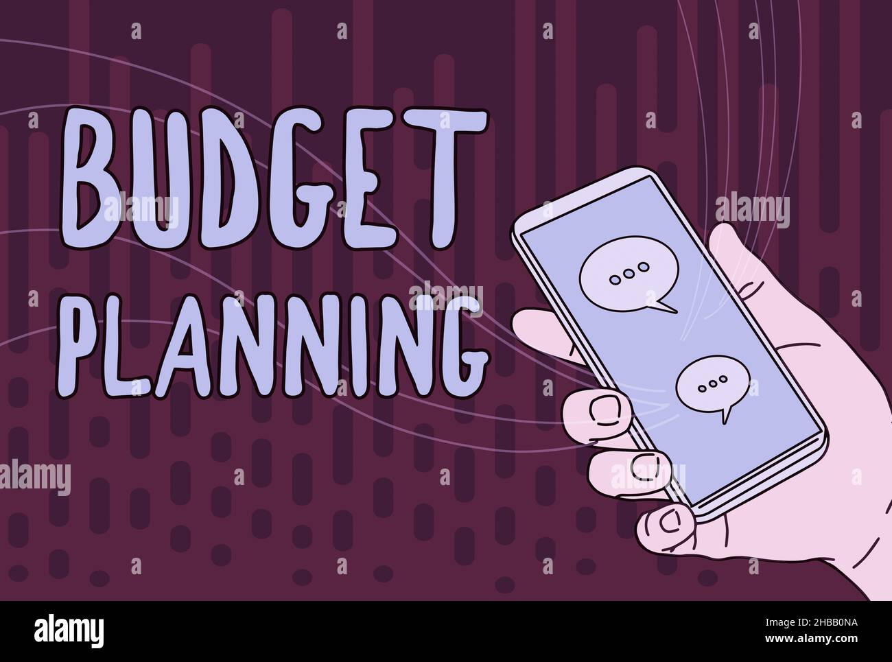 Text sign showing Budget Planning. Word for The written description ...