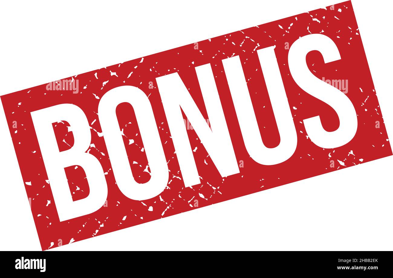 Bonus Rubber Grunge Stamp Seal Vector Illustration Stock Vector Image ...