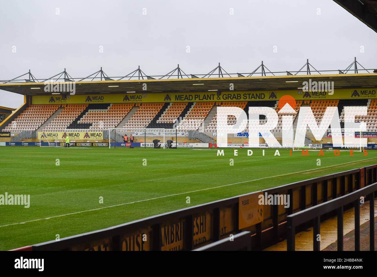 Cambridge, UK. 18th Dec, 2021. General inside stadium view before the ...
