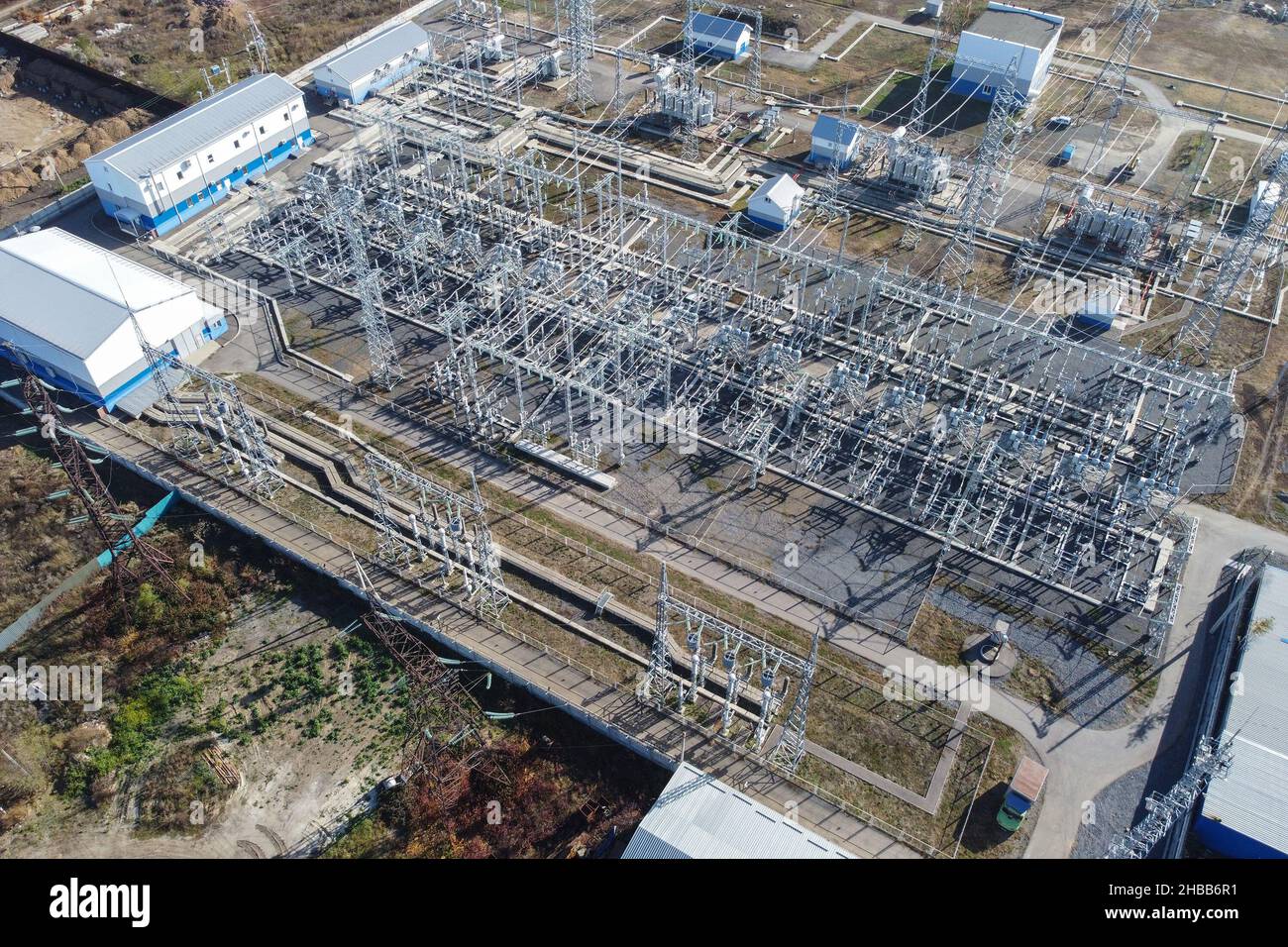 Transformer power plant Stock Photo - Alamy