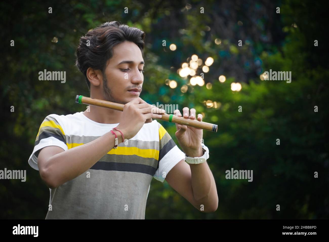 Flute player black and white hi-res stock photography and images - Alamy