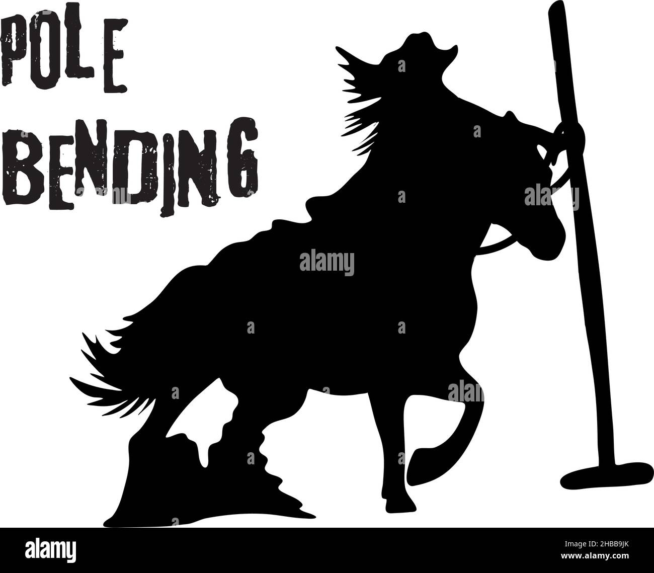 Pole bending Stock Vector Images - Alamy
