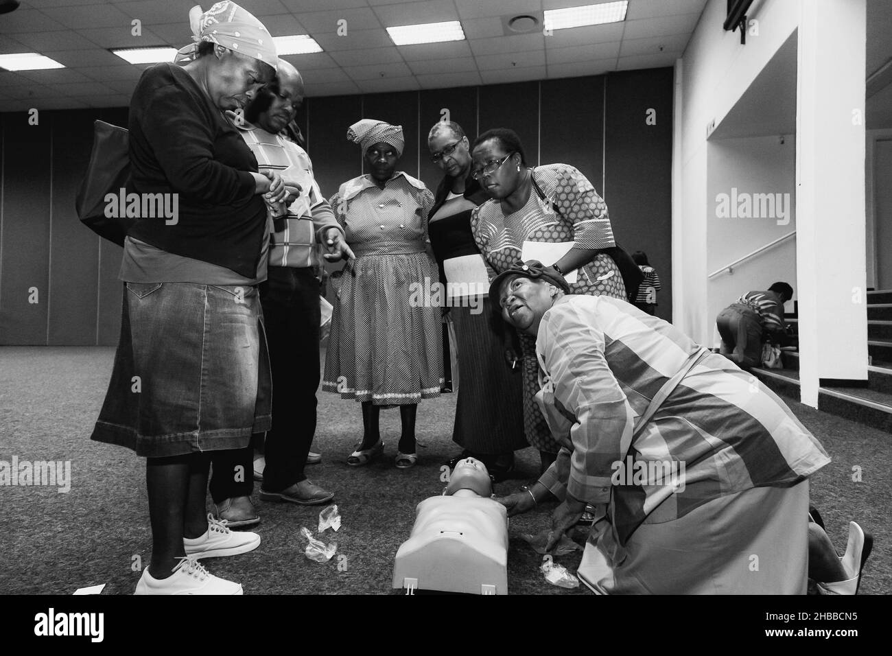 JOHANNESBURG, SOUTH AFRICA - Aug 12, 2021: The First Aid CPR training ...