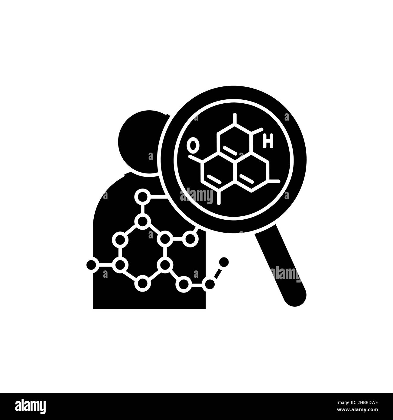 Biochemistry color line icon. Pictogram for web page, mobile app, promo ...